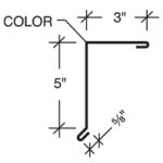 Standing Seam Roof Panel Rake Trim | MBCI